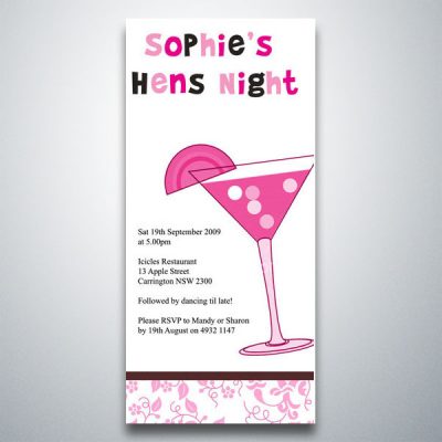 Hens and Bucks Night Invites – Magnets & Linen Card – Magnet Invitations